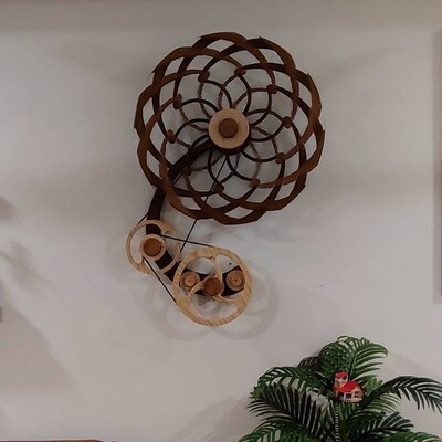 The Infinity Kinetic Sculpture, Wooden Kinetic Sculpture, Art for ...