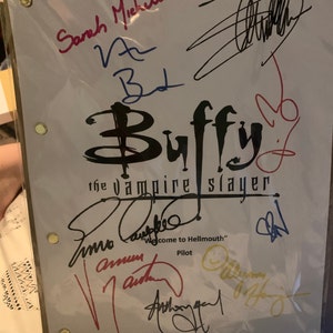 The Vampire Diaries Pilot TV Script Screenplay With Signatures | Etsy