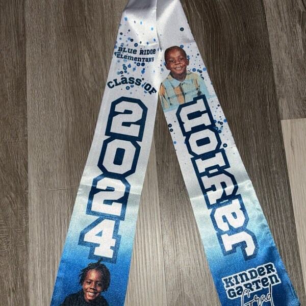 Pre-k Kindergarten Stoles Customized Elementary Personalized Graduation ...