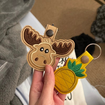 Moose Keychain, Moose Key Chain, Moose Keyring, Moose Charm, Moose ...