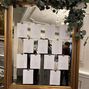 Hexagon Seating Chart Template Wedding Seating Chart - Etsy