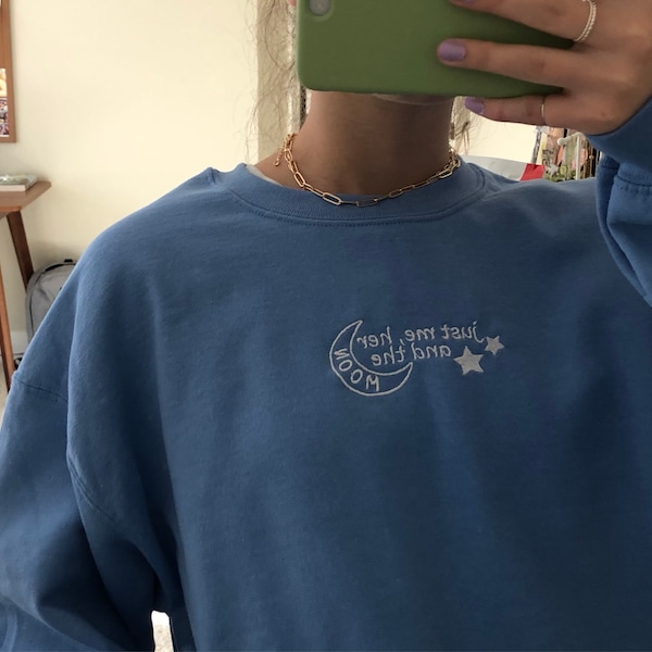 End of the Day One Direction Embroidered Crewneck Sweatshirt - Etsy