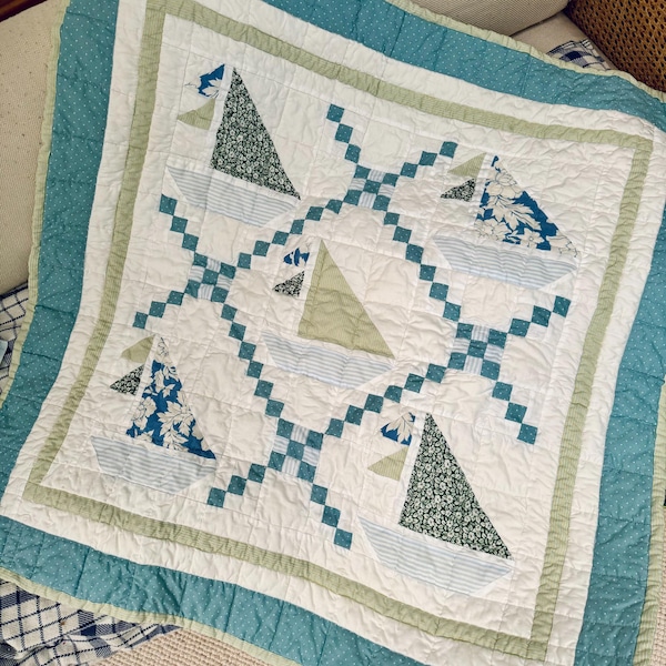 Beginner Quilt Pattern Paper Copy of Oasis Quilt Pattern for Beginners ...