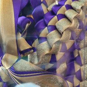 Maroon and Gold Graduation Ribbon Lei - Etsy