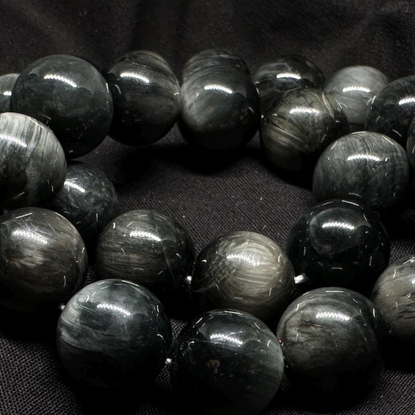 Natural Gemstone Eagle-eye, Smooth Round 4mm,6mm,10mm, 12mmfull Strand ...