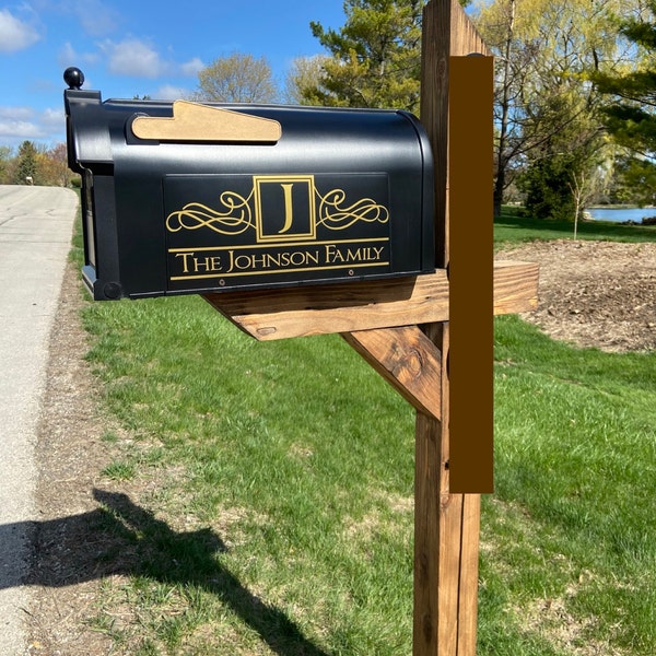 Mailbox Decal #7 - Custom Personalized Vinyl Mailbox Decal - SET OF 2 ...