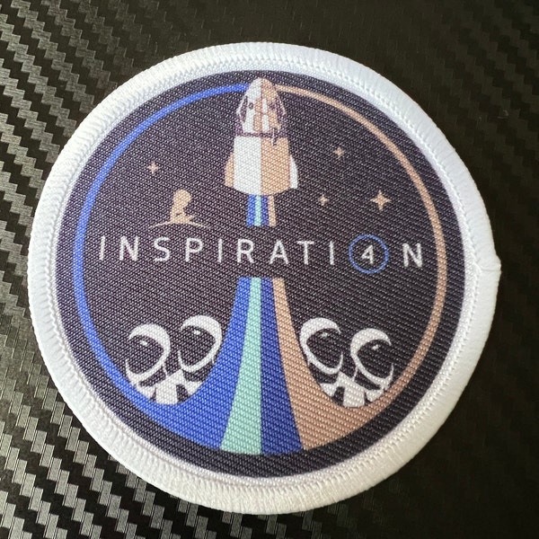 Space Mission Sublimation Patch Badge - Etsy