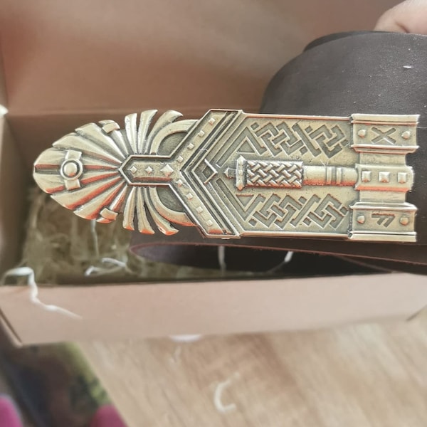 Dwarf Leather Belt - Etsy