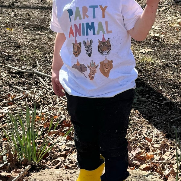 Party Animal Shirt Party Animal Birthday Shirt Jungle Birthday Shirt ...