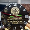 Navy Chief Mess Clock Made From Solid Wood With High Torque Mechanism ...