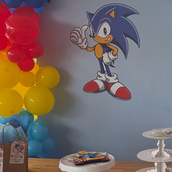 Sonic Character Cardboard Cutouts - Sonic Party Decorations - Take Your ...