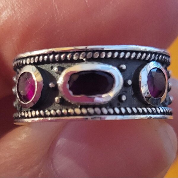 Double Fighting Dragon Ring, Gold and Rhodium Plated Sterling Silver ...