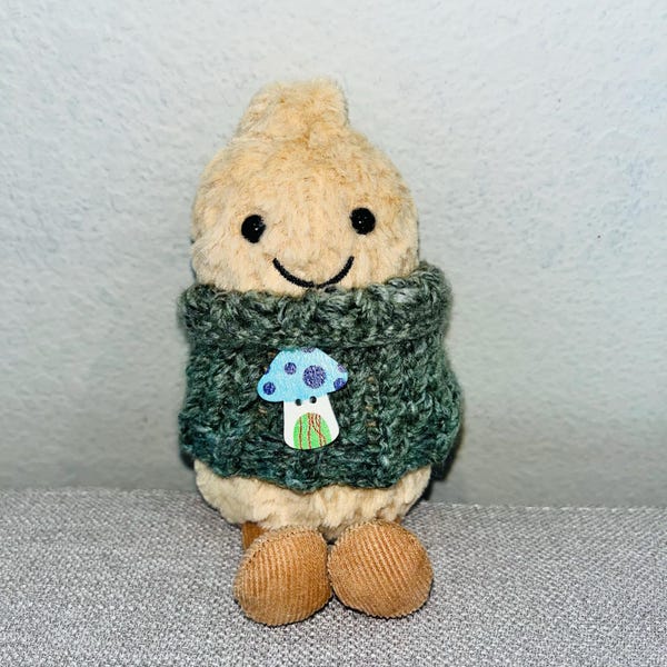 Lemonade the Small Knit Frog Doll - Purple 5 Inch Amigurumi Frog ...