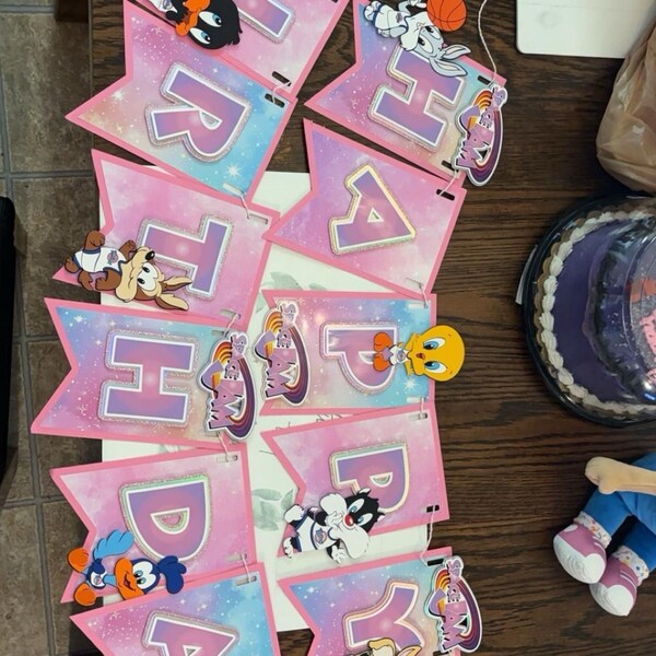 Baby Space Jam Gable Boxes. Space Jam Party Favor Boxes. Space Jam ...