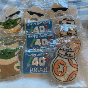 DROID WARS X12 Droid Trooper Robot Inspired Vanilla Sugar Cookies ...
