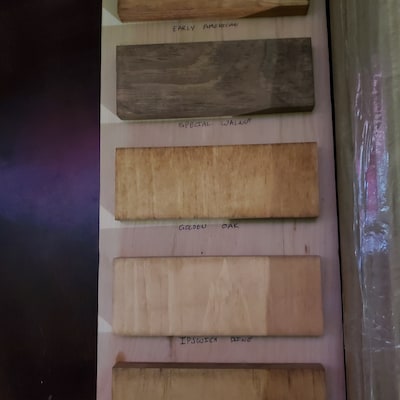 Stain Sample Board Iirntree - Etsy