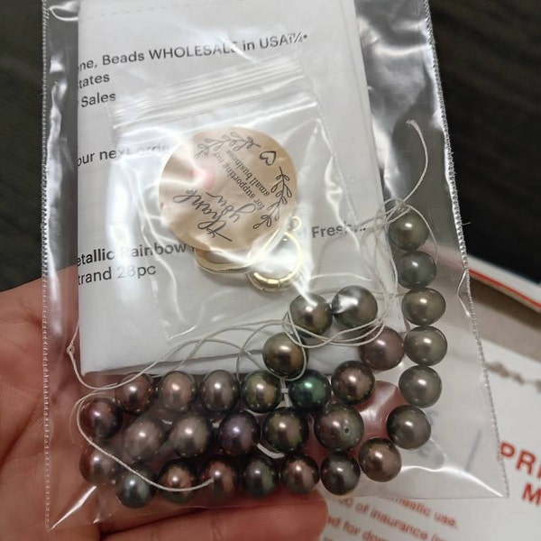 AA+ 8-9mmx9-12mm Rice Baroque Freshwater Pearl Fire Red Oval Baroque ...