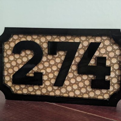 House Address Sign Svg Ai Laser Cut Files INSTANT DOWNLOAD - Etsy