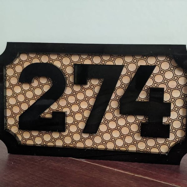 House Address Sign Svg + Ai Laser Cut Files -- INSTANT DOWNLOAD - Etsy