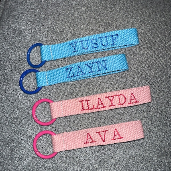 Personalized Embroidery Name Tag,colorful Custom Name Tag,backpack Tag ...