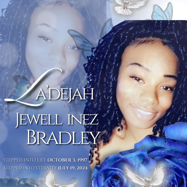 Blue Butterfly Memorial Program Template: Celebration of Life (digital ...