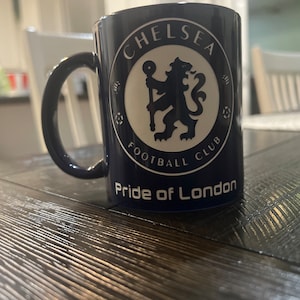 Chelsea F.C. - Hand Engraved Coffee / Tea Mug 11oz. - Etsy