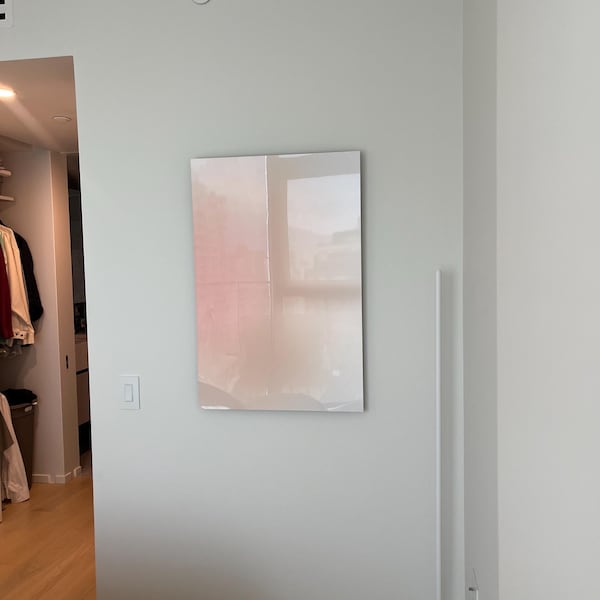 Peach Blur Aura Digital Poster - Printable Peach Gradient Wall Print ...
