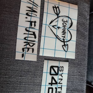 High Tech Low Life Vinyl Decal Cyberpunk Futurism Techy Laptop Car ...