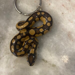 Ball Python Snake Pendant/sculpture for Necklace/key Ring, Perfect for ...