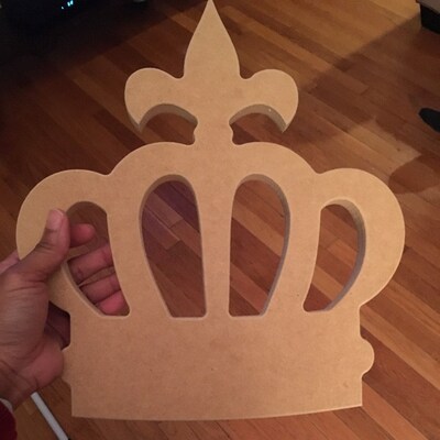 Royal or Princess Crown Unfinished DIY Wood Craft to Sell - Etsy