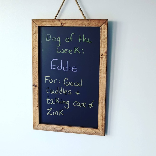 Rustic Home Decor, Chalkboard 16 X 24, Rustic Chalkboard, Chalkboard ...