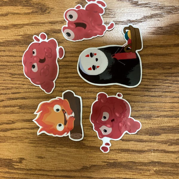 Ponyo and Sosuke | Studio Ghibli Sticker Set - Etsy