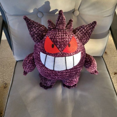 CROCHET PATTERN Gengar Amigurumi Pokemon PDF File - Etsy
