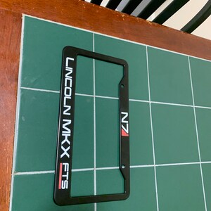 Normandy SR2 License Plate Frame, Systems Alliance Gamer License Plate ...
