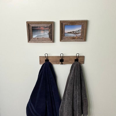 Farmhouse Wall Hook Bathroom Towel Hook Rustic Towel Hook Rustic Wall ...