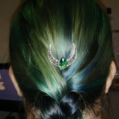 Moon Hair Comb Handfasting Hair Comb Wedding Hair Comb Goddess Hair ...