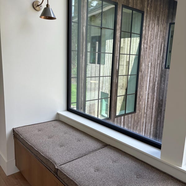 EXAMPLE- Dining Room Bench Cushions- L-shaped Seating Area Custom ...