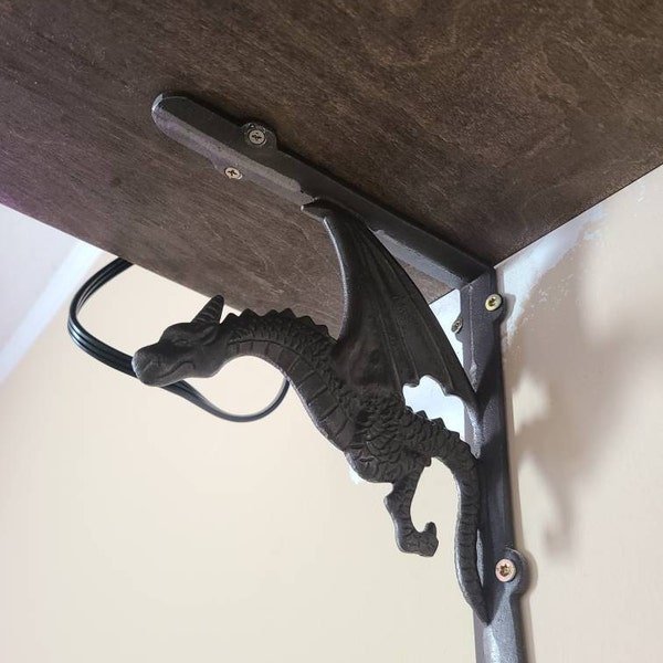 Dragon Shelf Bracket Set Cast Iron - Etsy