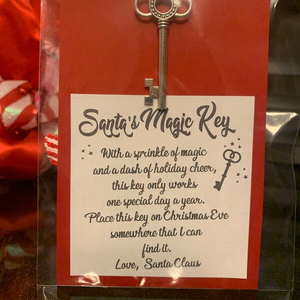 Santa's Magic Key SVG, Christmas SVG, Holiday SVG, Png, Eps, Dxf ...