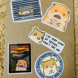 Guinea Pig Hello There Friend Funny and Cute Laptop Sticker Gifts Under ...