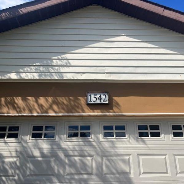 4 Number Farmhouse Style House Number Sign, House Number Sign,number ...