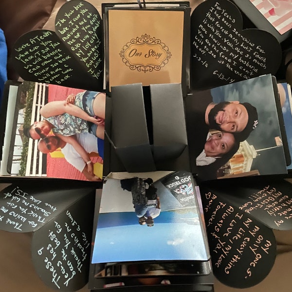 Explosion Gift Box (5 Layers) DIY Photo Album Anniversary Exploding ...