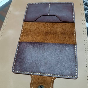 Leather Passport Case Pattern, Leather Passport Cover Template, /A4 and ...