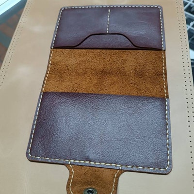 Leather Passport Case Pattern, Leather Passport Cover Template, /A4 and ...