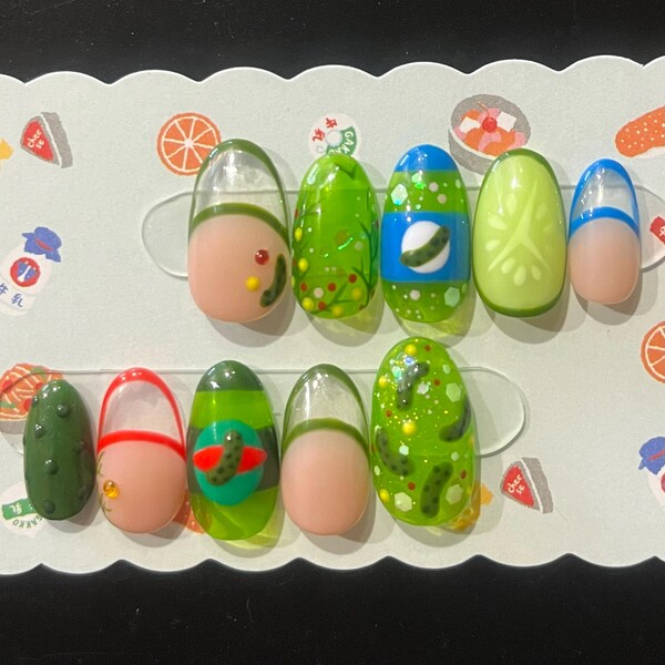 Boba Babe Press on Nails | Luxury Nails | Handmade Set | Custom | 3D ...