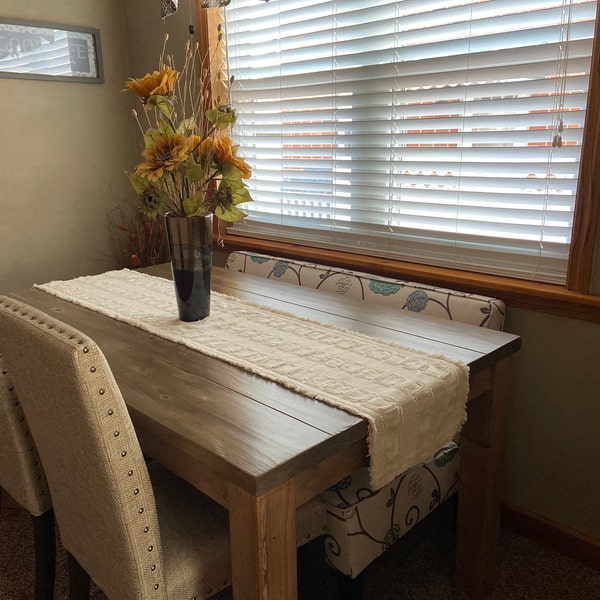 Rustic Farmhouse Dining Table, Dining Room Set, Dining Room Set ...