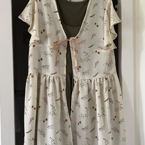 Sheer Tie-front Dress & Cover up Digital PDF Sewing Pattern // US Size ...