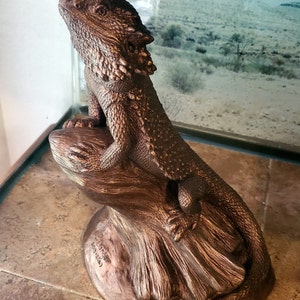 Bearded Dragon Sculpture - Etsy