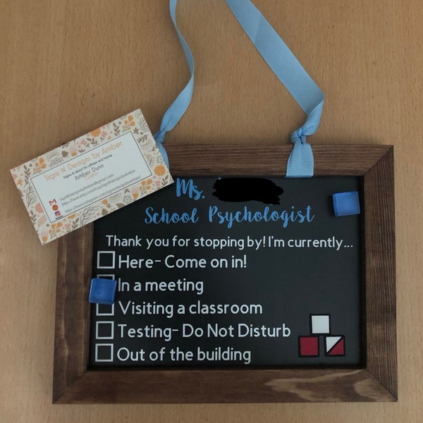 School Psych Door Sign,school Psych Location Sign,where is the School ...
