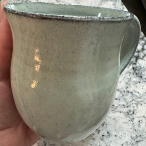 Ceramic Light Blue Salt Cellar, Ceramic Salt Canister, Pottery Salt Jar ...